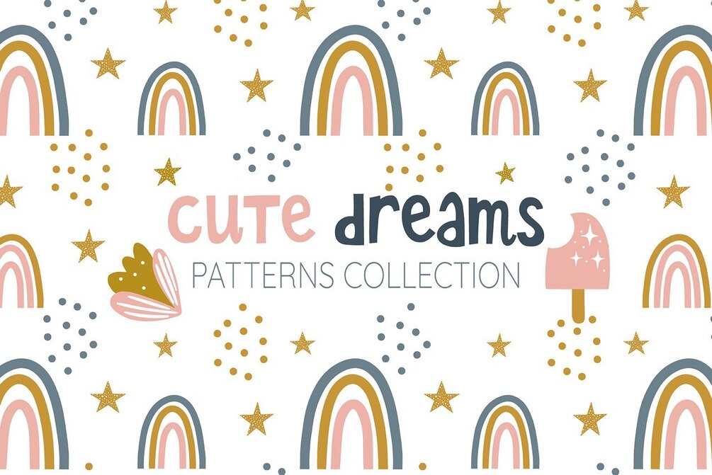 Cute Dreams. Patterns for Kids