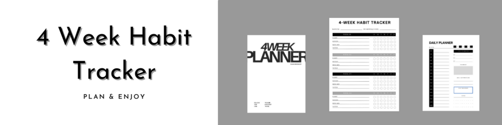 4 Week Printable Habit Tracker