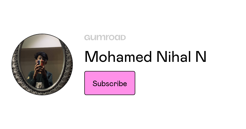 Mohamed Nihal N