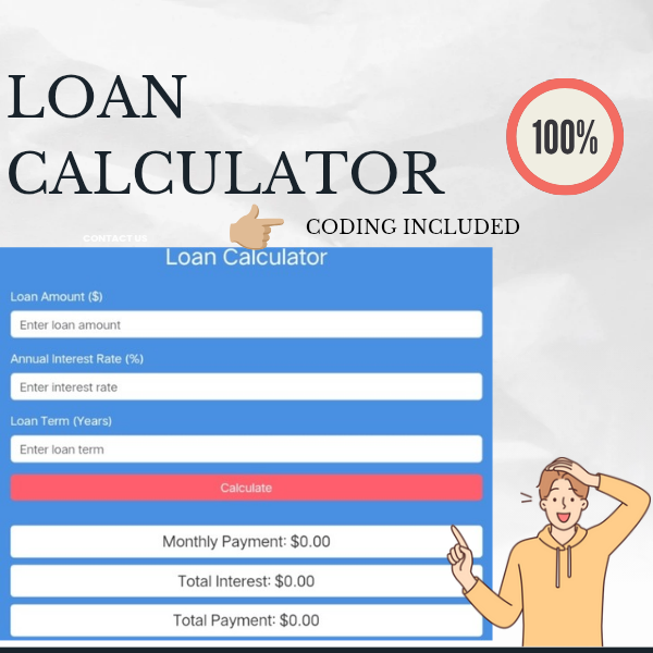 Loan Calculator Tool – Instant EMI & Interest Breakdown!