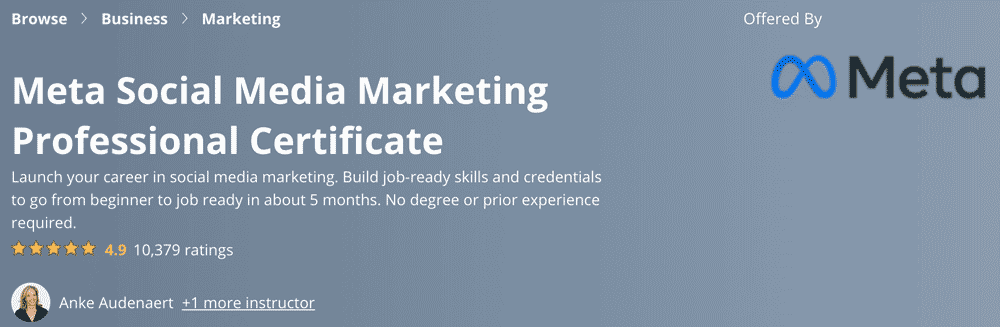 Coursera – Meta Social Media Marketing 2022-8