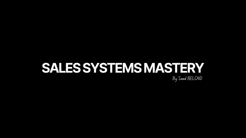 Sales System (IT B Series)