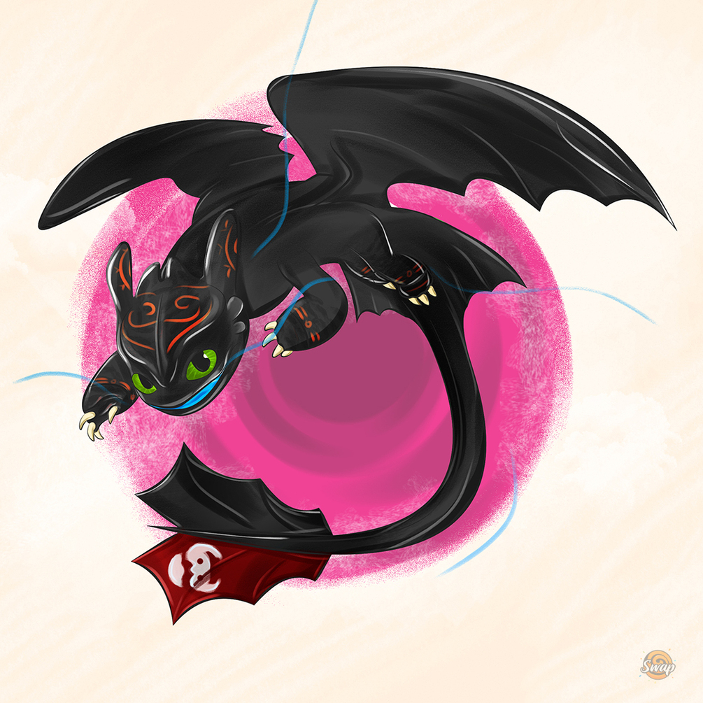 Toothless Alpha Dragon Wallpaper