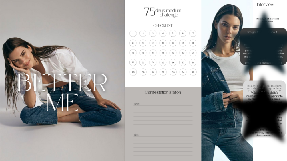 The ''BETTER ME'' glow up Journal: Say goodbye to laziness and welcome ...