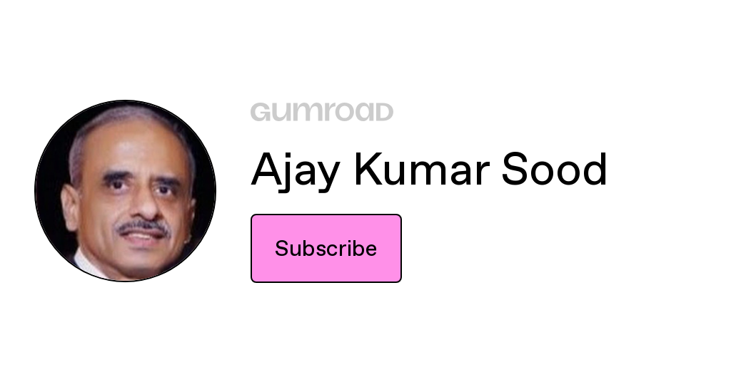 Ajay Kumar Sood