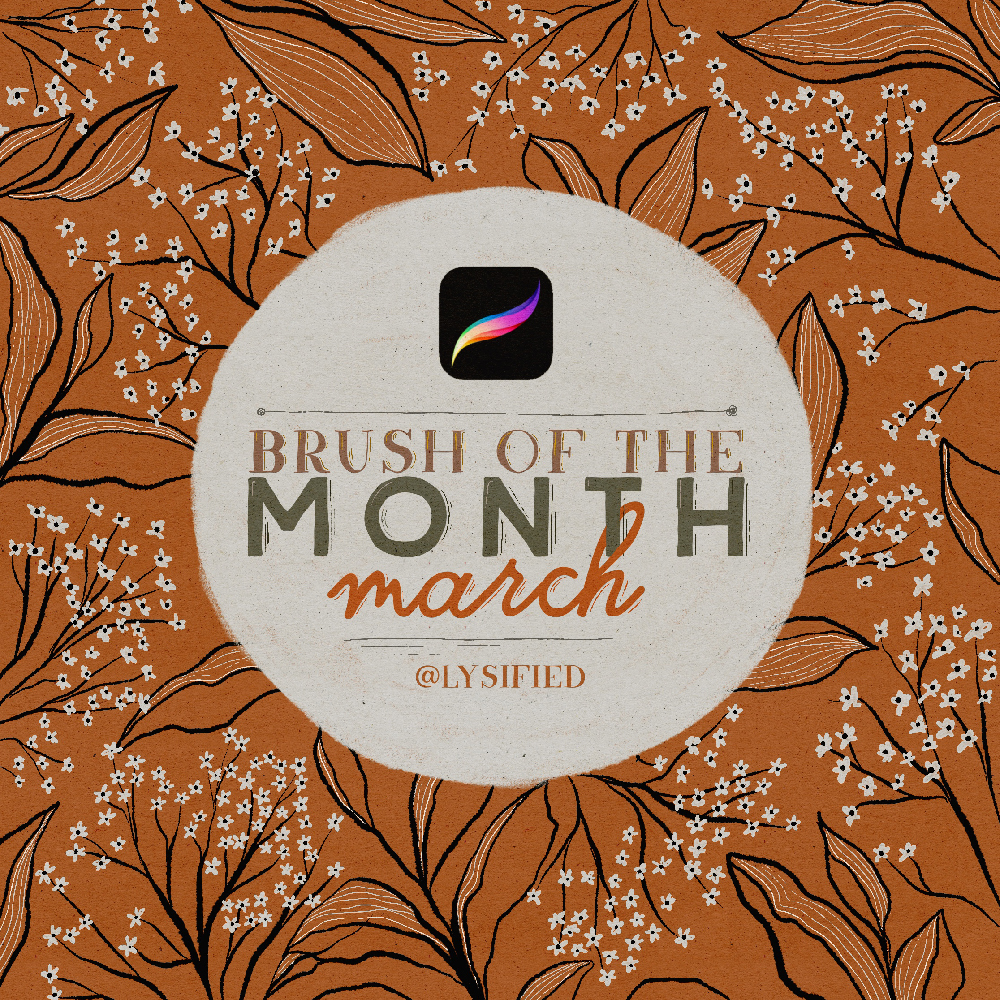 Free brush of the month - March - lysified brushes