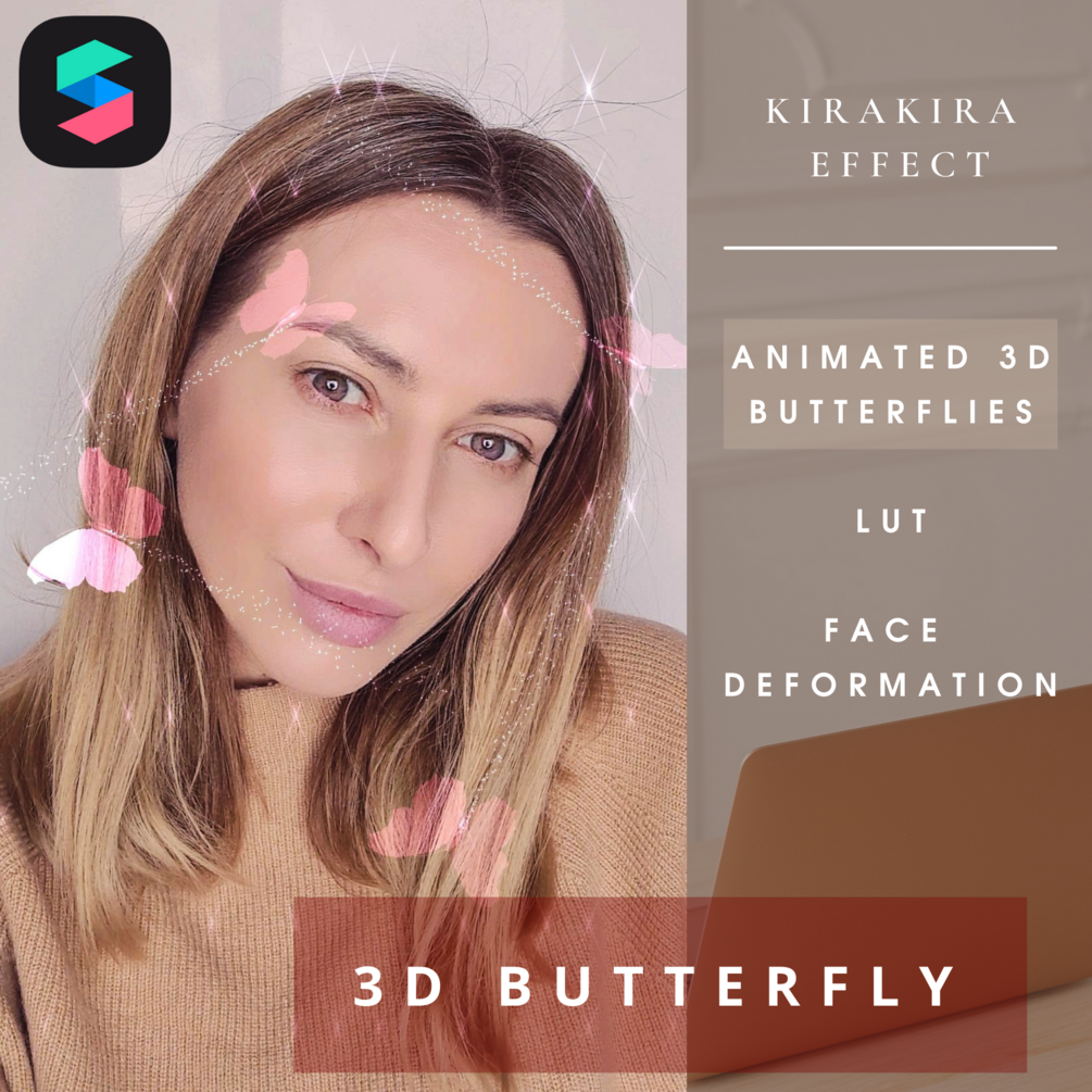 Butterfly Dreams (beauty filter) | 3D butterfly animated | LUT ...