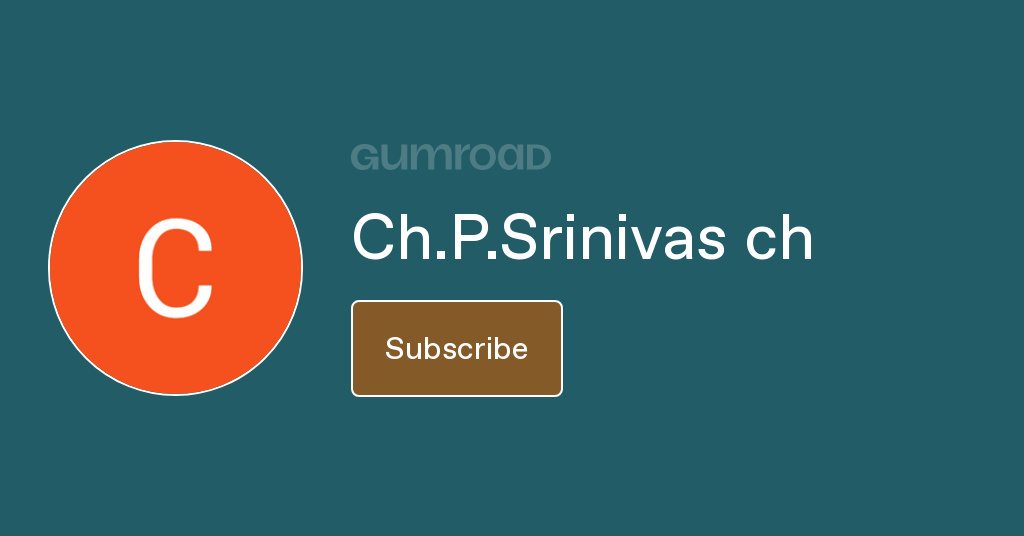 Ch.P.Srinivas ch