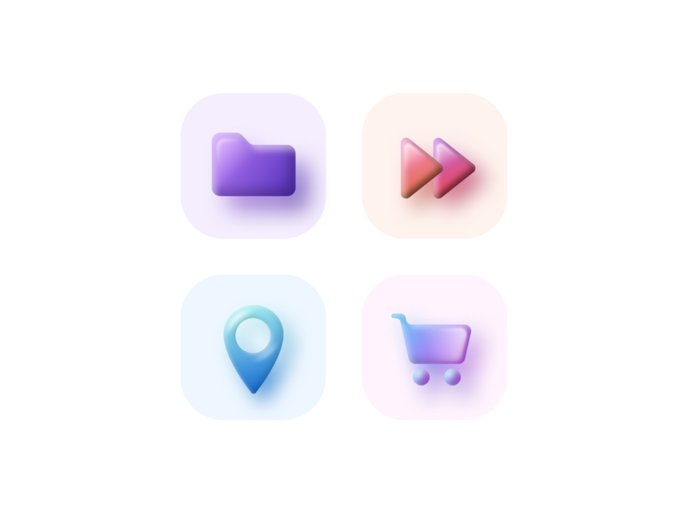 3D Icons in Figma — Free Project File