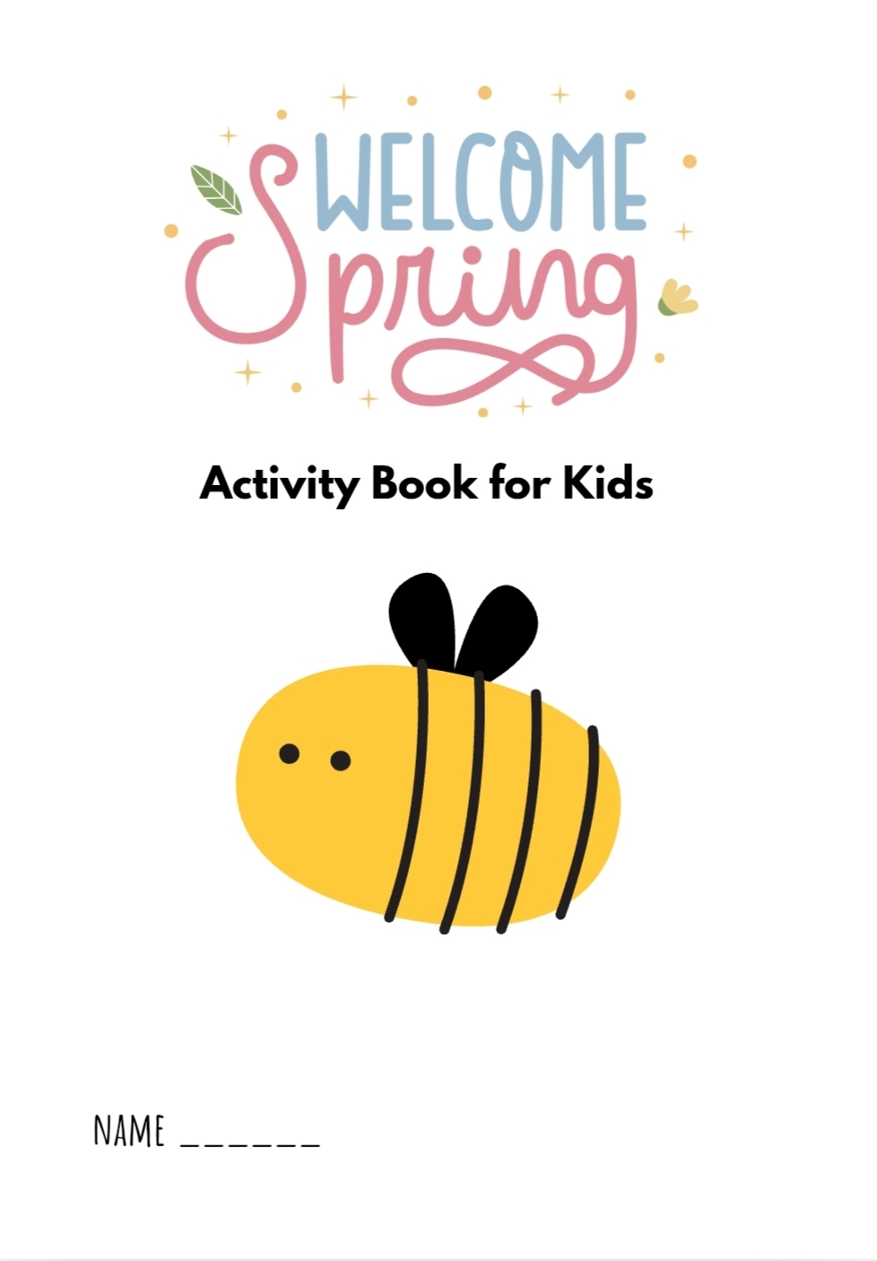 Spring Activity book
