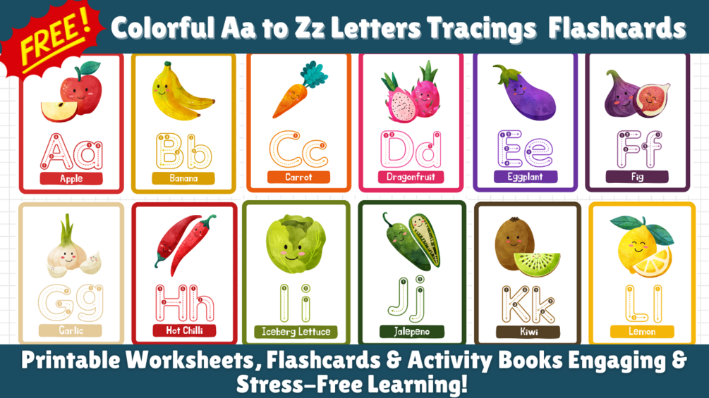 🎨 DigiDoodle Prints: FREE Flashcards & Activity Books, Printable ...