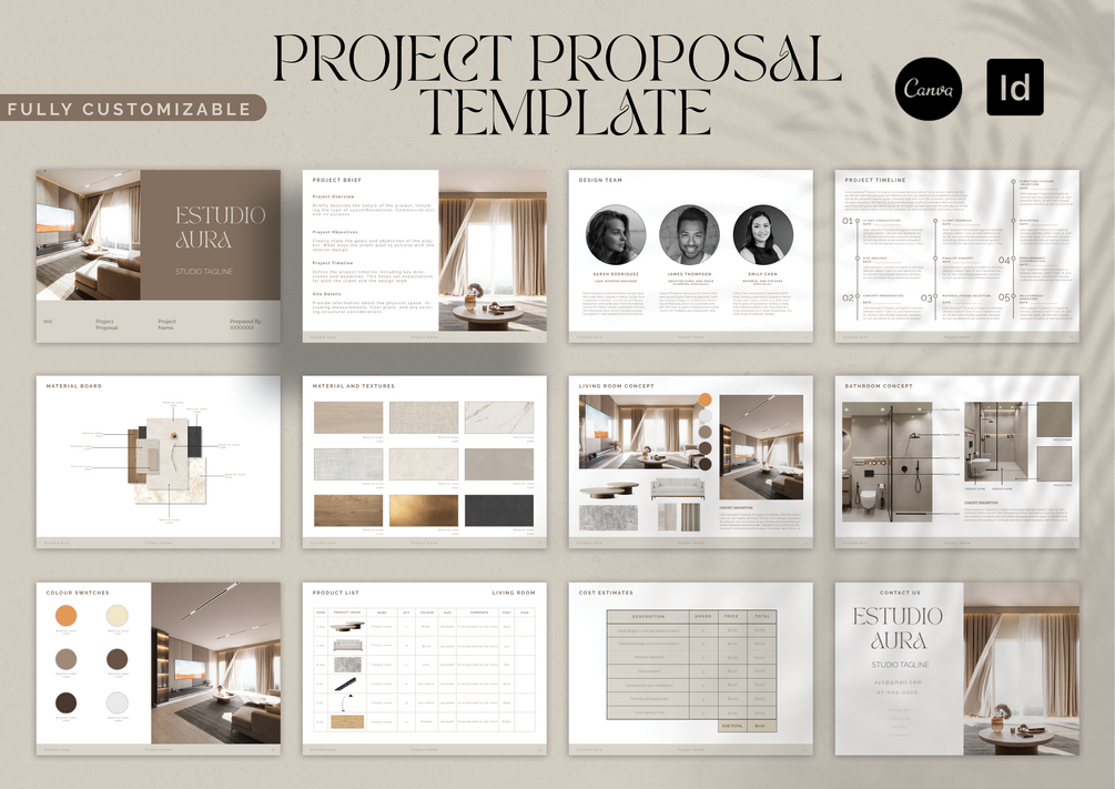 Interior Design Project Proposal Template