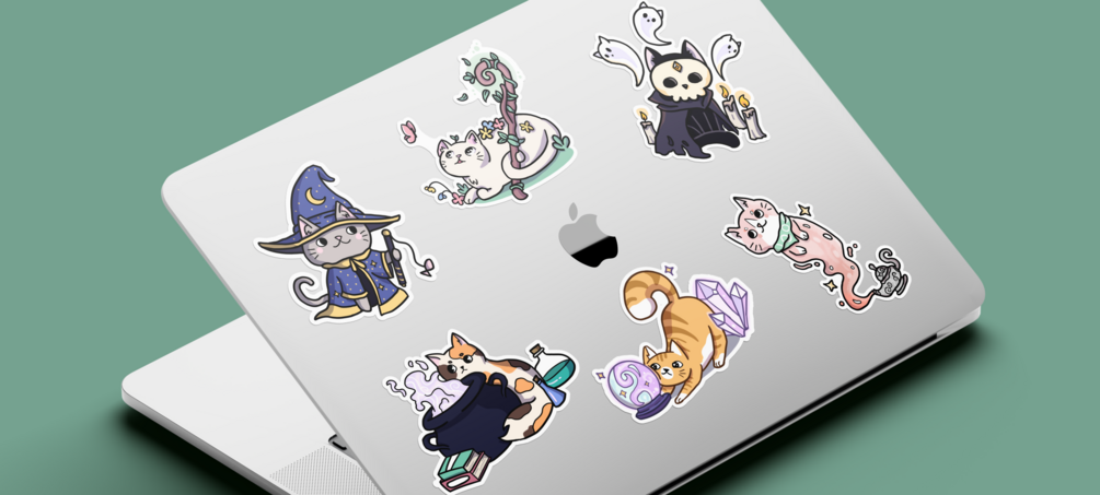 Magic Cats Sticker Pack