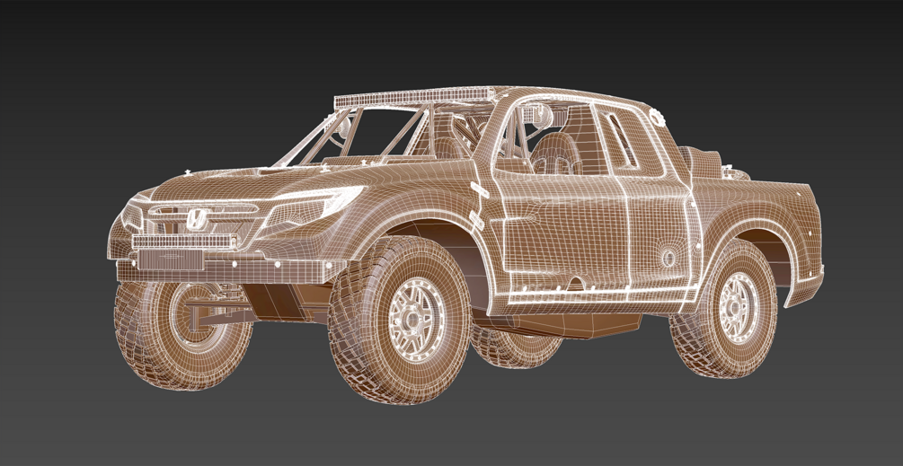 Honda Ridgeline Baja Race Truck 2016
