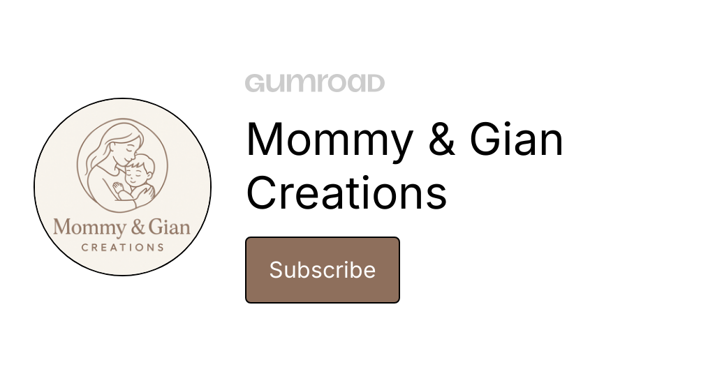 Mommy & Gian Creations