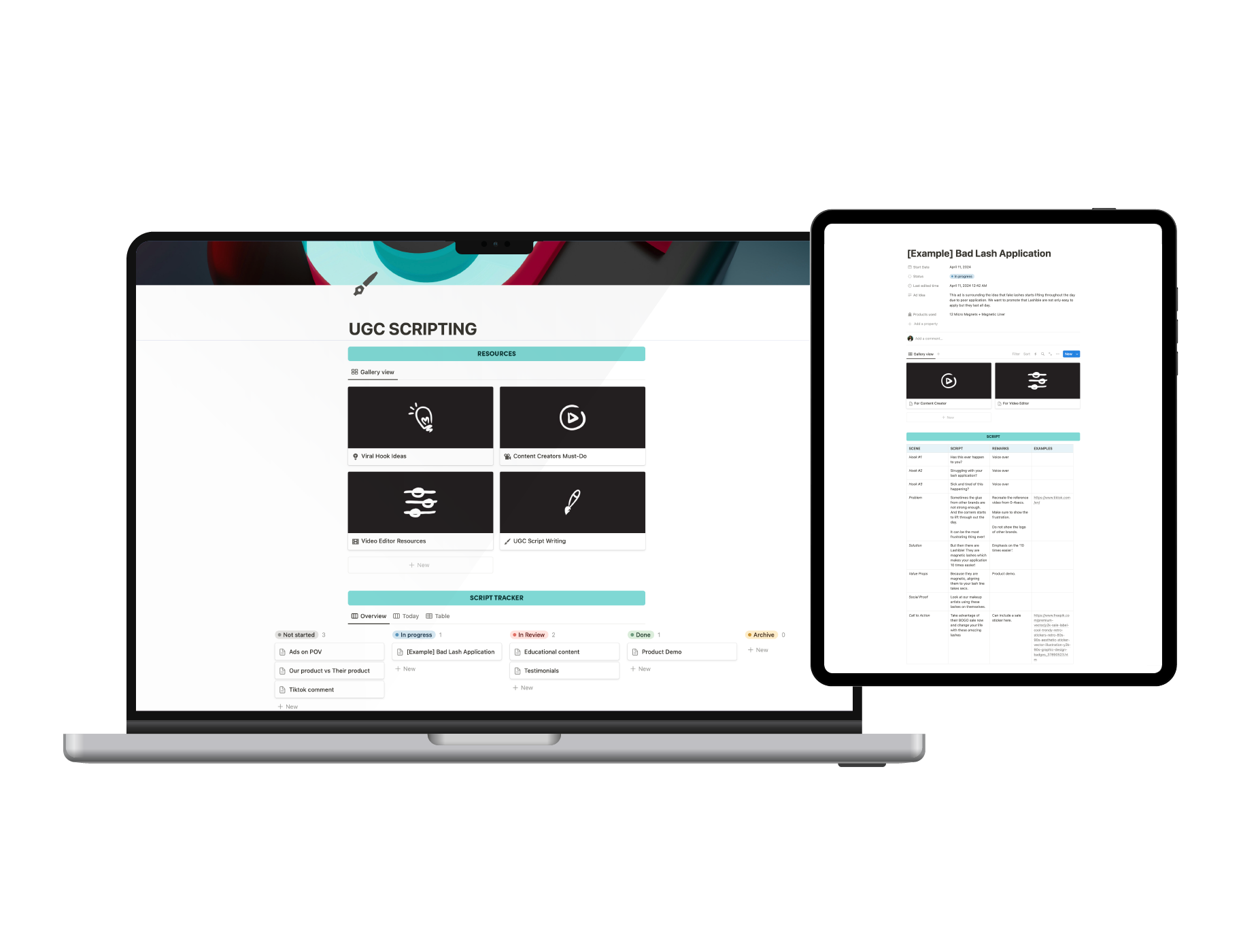 UGC Scripting Template for Creative Strategists