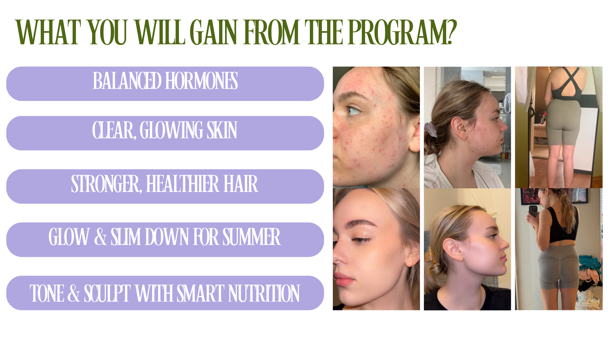 GLOW UP HORMONE BALANCE - Get Rid Of Acne, Get Stronger And Healthier ...