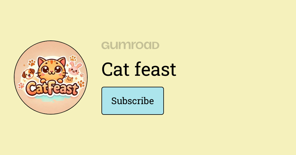 Cat feast