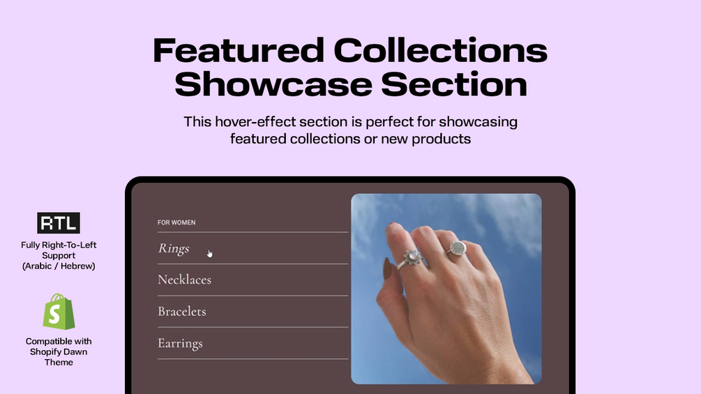 Collections Showcase Section for Shopify