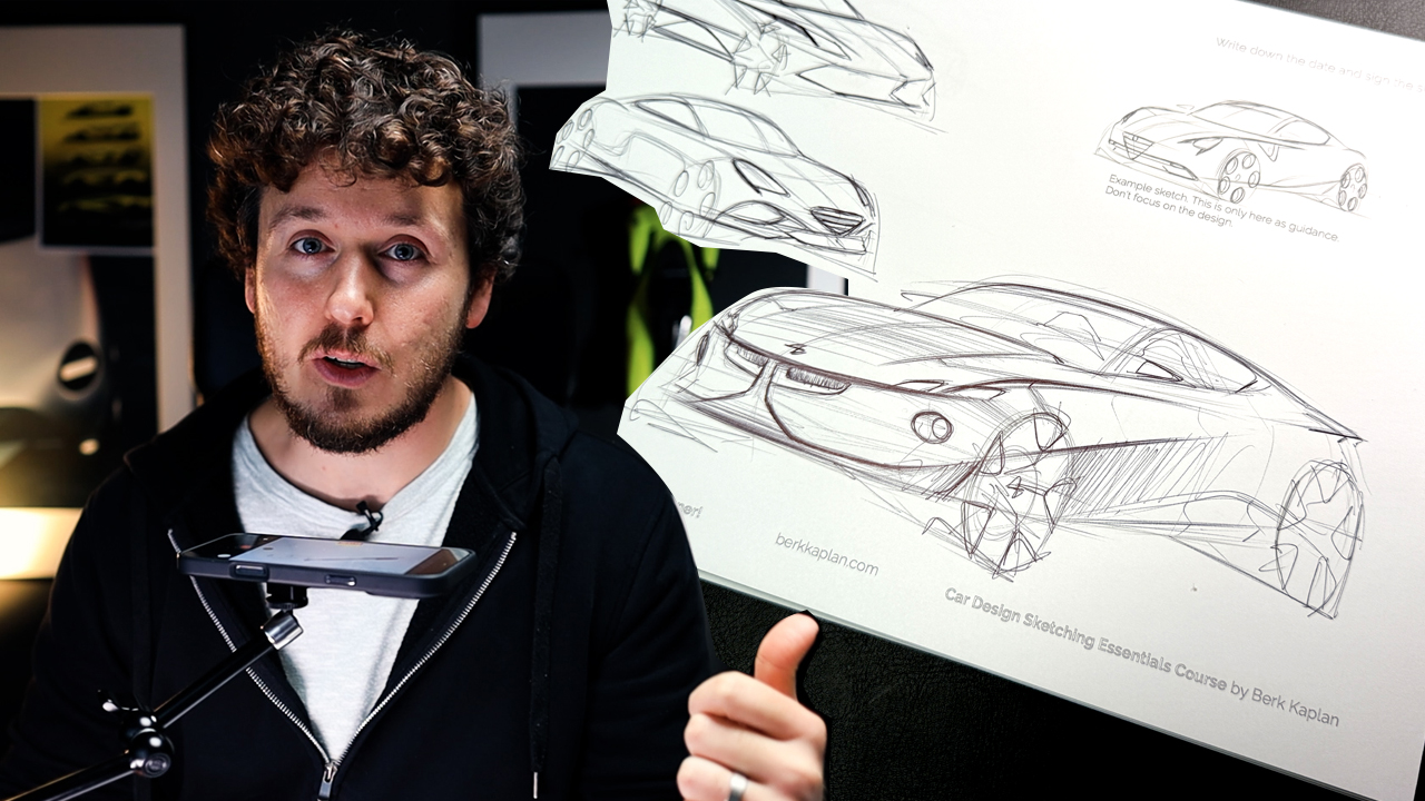 The 3 pillars of car design sketching - Berk Kaplan