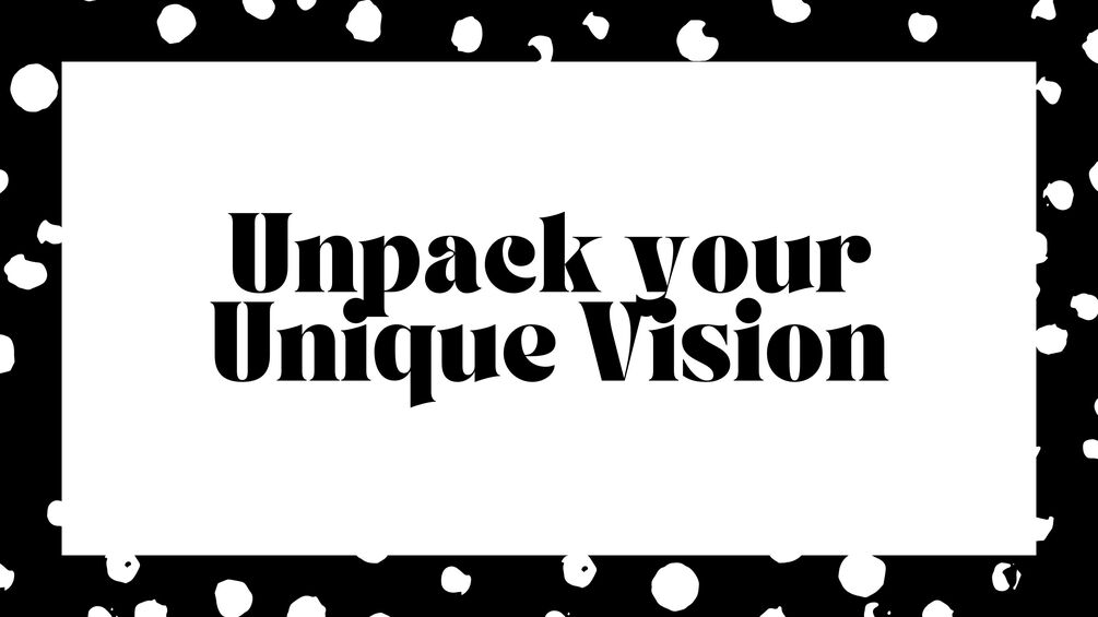 Unpack your Unique Vision E-Book
