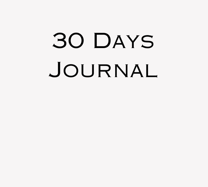 30 days Journal