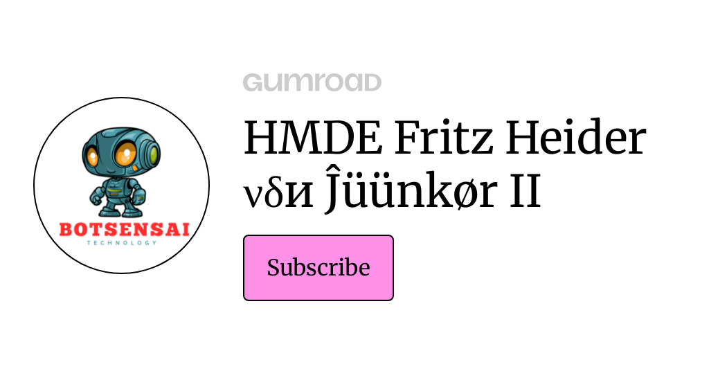 HMDE Fritz Heider νδи Ĵüünkør II