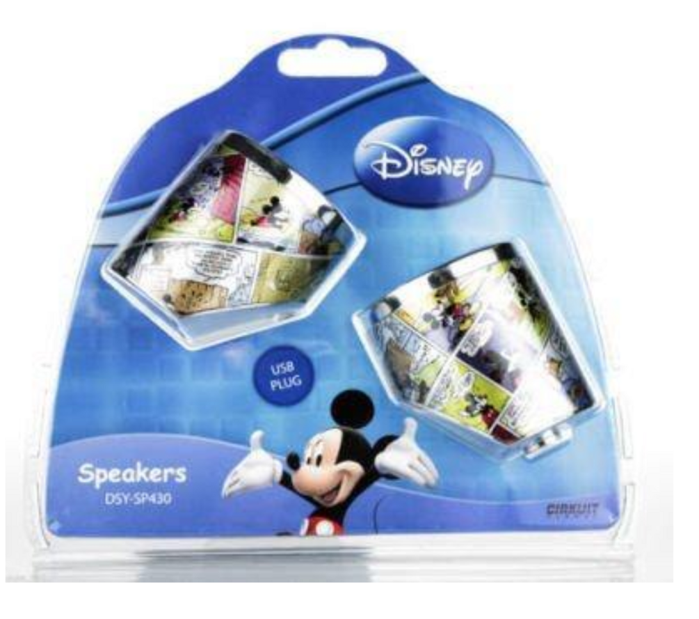New Disney Mickey Mouse Portable USB Speakers, MP3