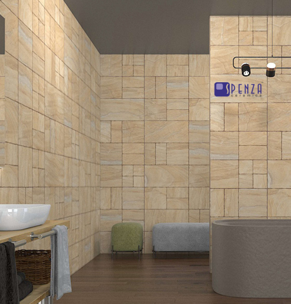Buy Kraft Crema Elevation Tiles for Your Home -Spenza Ceramics
