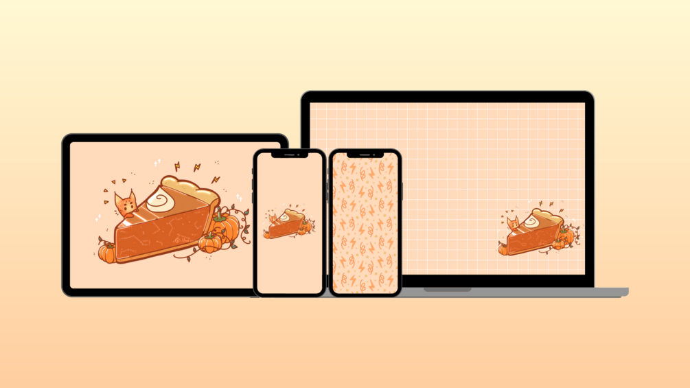 Cats&Cakes Clyde Pumpkin Pie HD Wallpapers