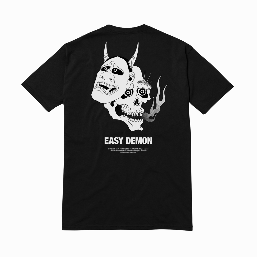 Easy Demon Tee Black
