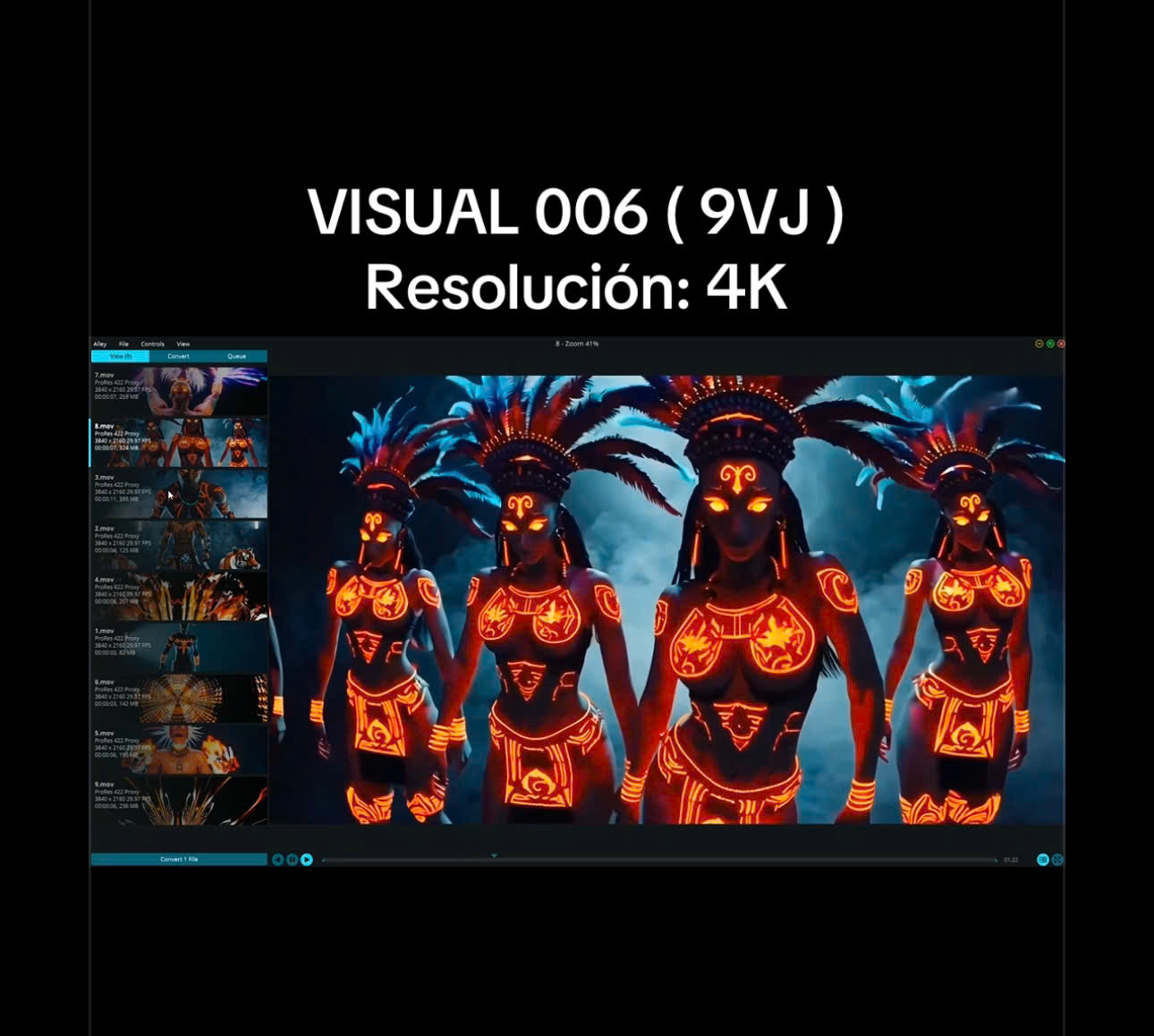 VISUAL 006 4K ( 9 VJ )