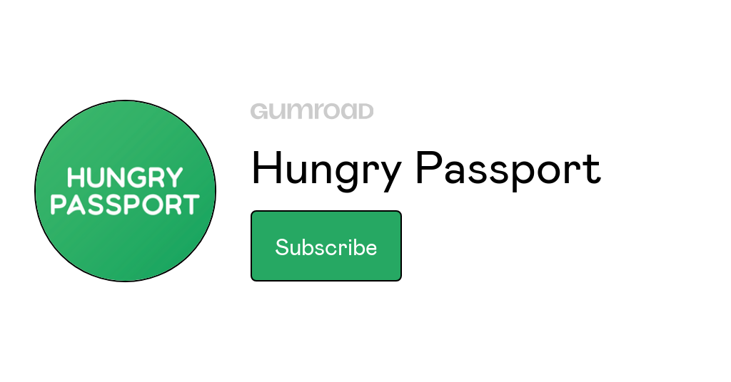 Hungry Passport