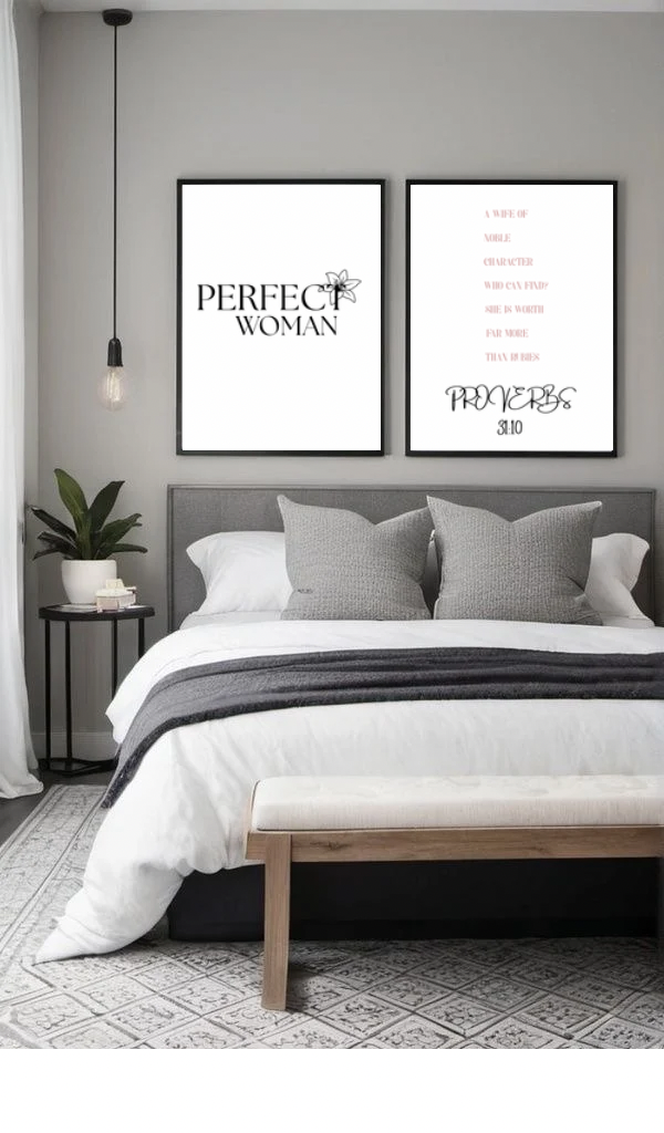 Minimalist Scripture Print Set| Proverbs 31