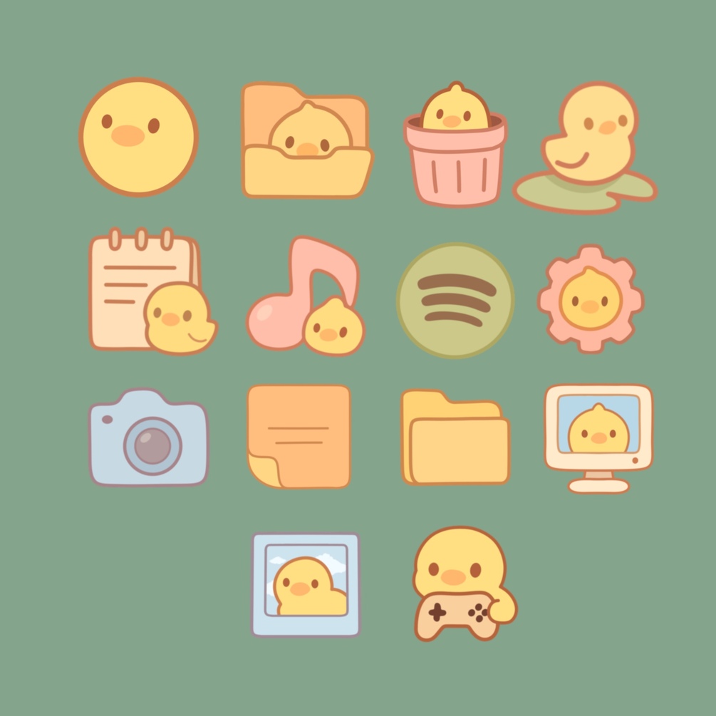 Duck windows icons