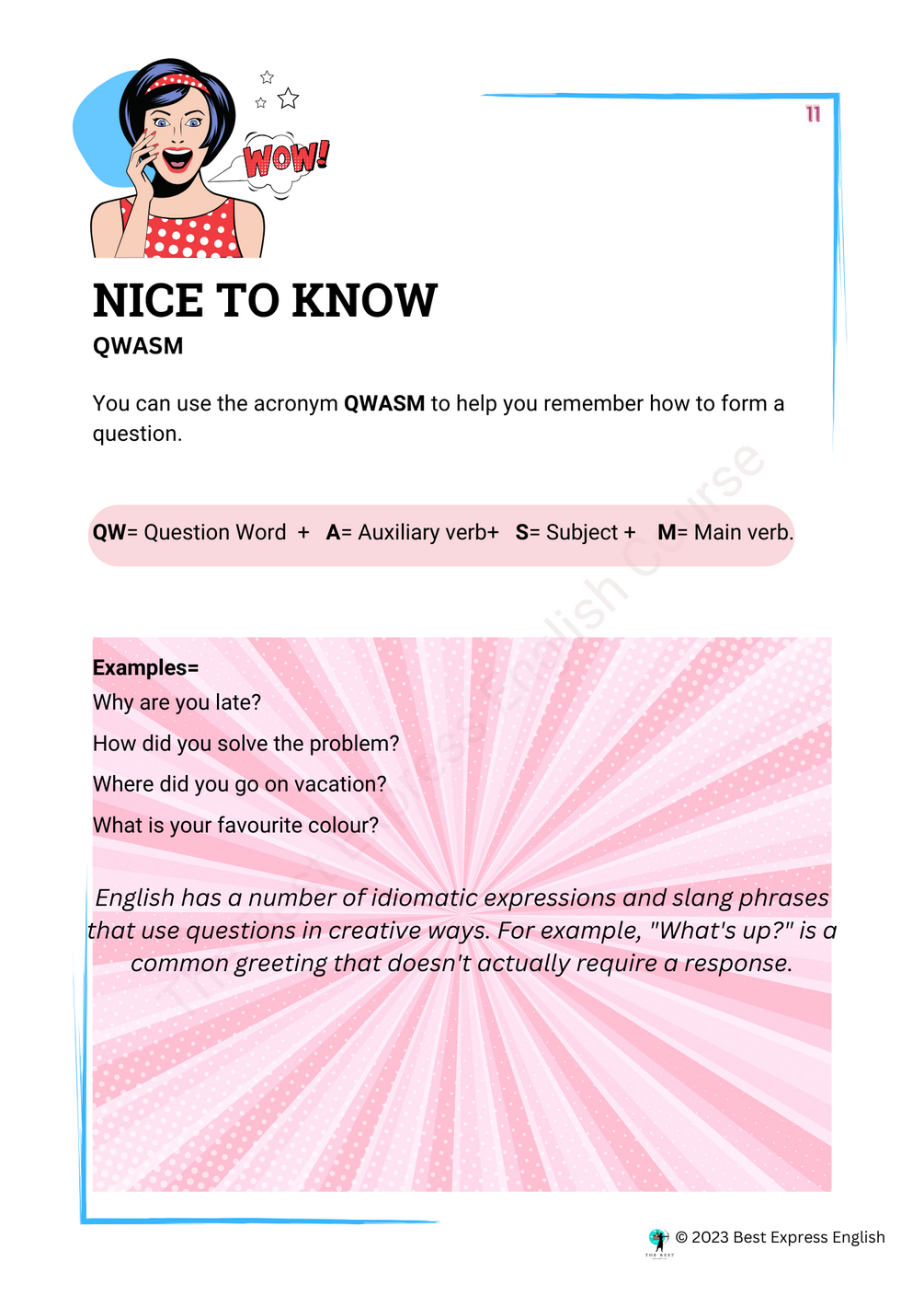Laugh & Learn English Grammar Bites, 2 Asking Questions in English
