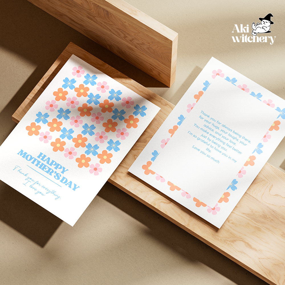 Mother's gifting card - Edit on canva for free