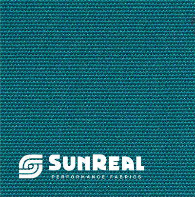Solid SunReal Peacock Blue By SunReal Outdoor Performance Fabric