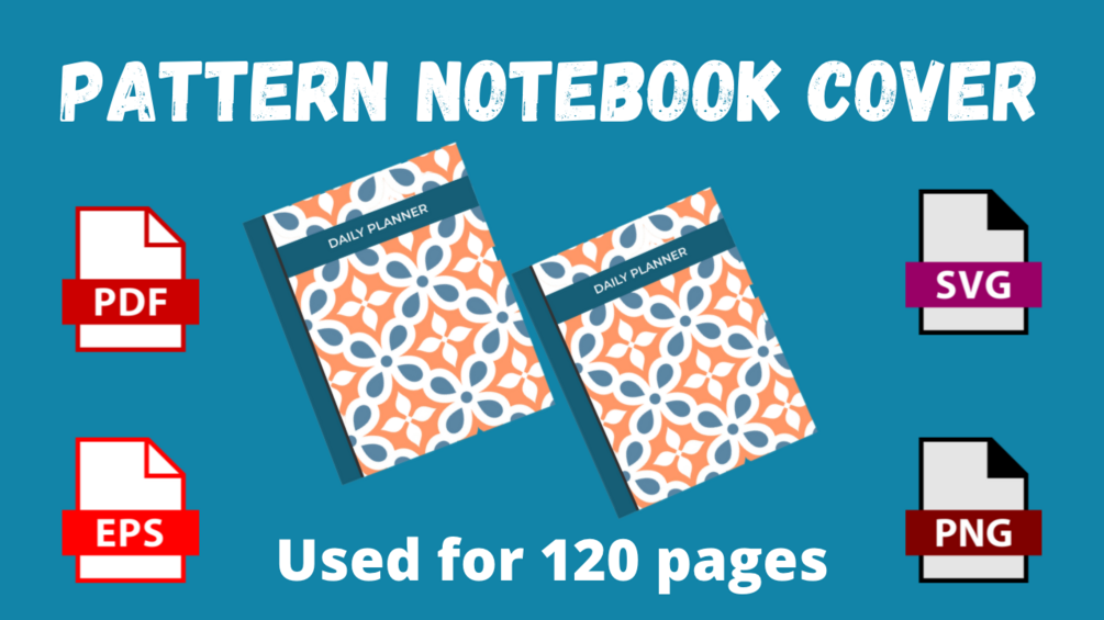 Pattern notebook cover