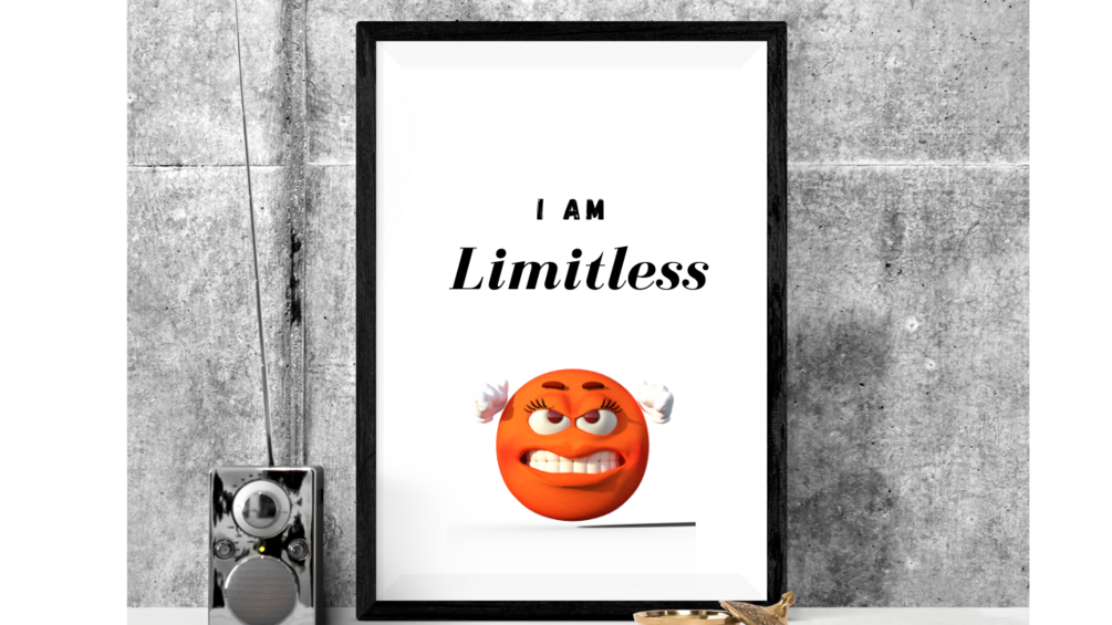 You Are Limitless | Mindfulness gift | Positive Affirmation Print ...