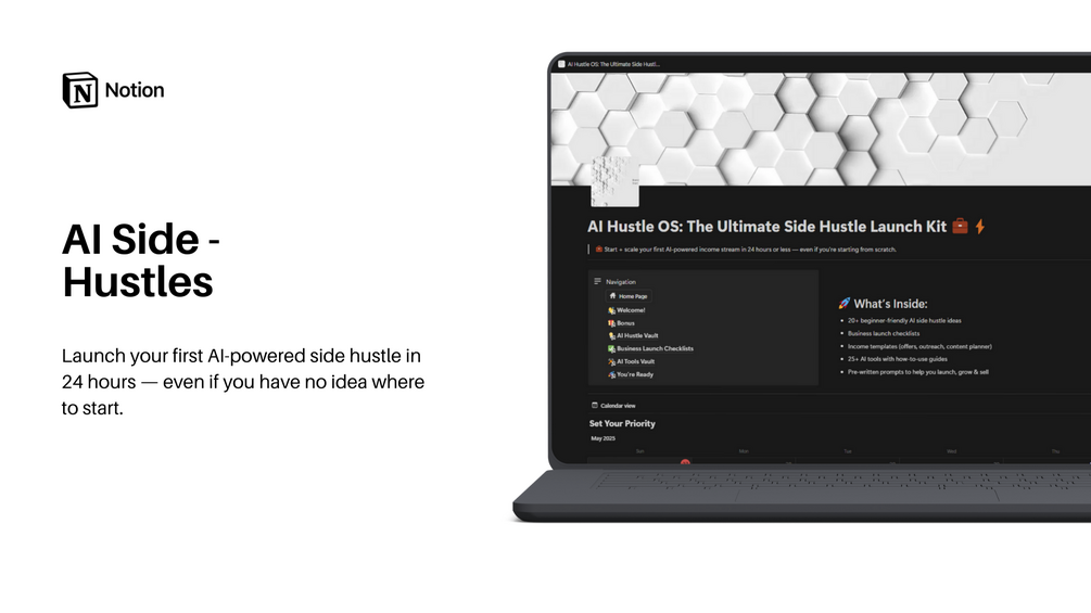Know All The AI Side Hustle Toolkit