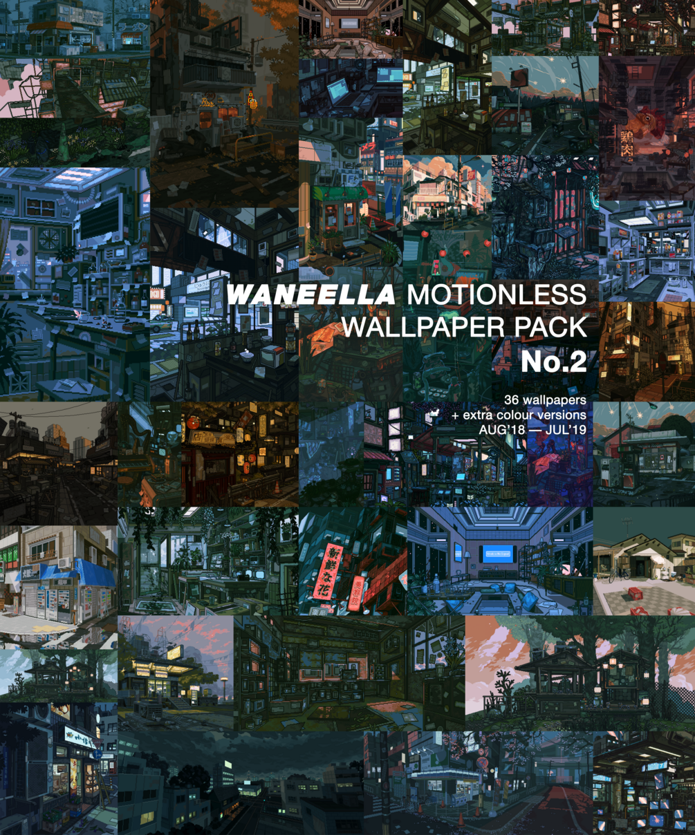 WANEELLA Motionless Wallpaper Pack No.2