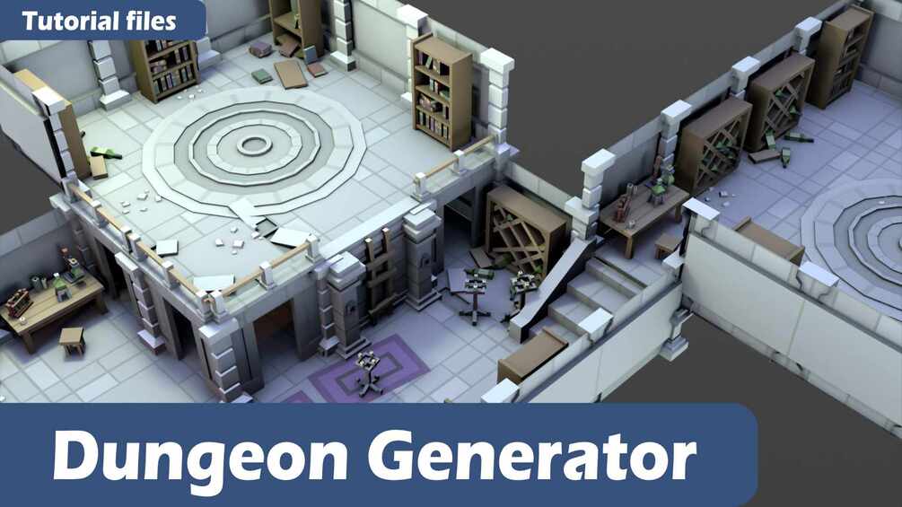 Dungeon Generator || Houdini Tutorial files