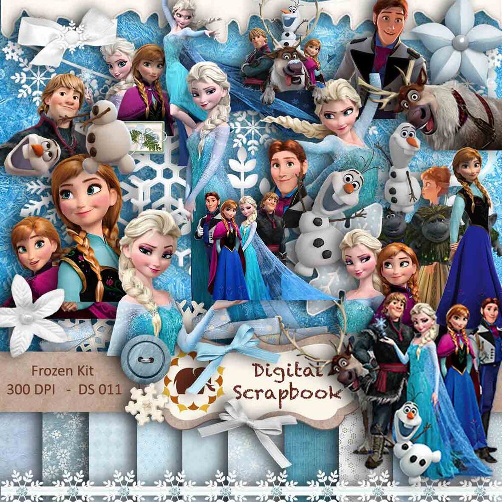 Digital Scrapbook - Frozen