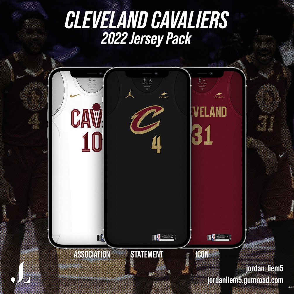 Cleveland Cavaliers 2022-Present Jersey Pack