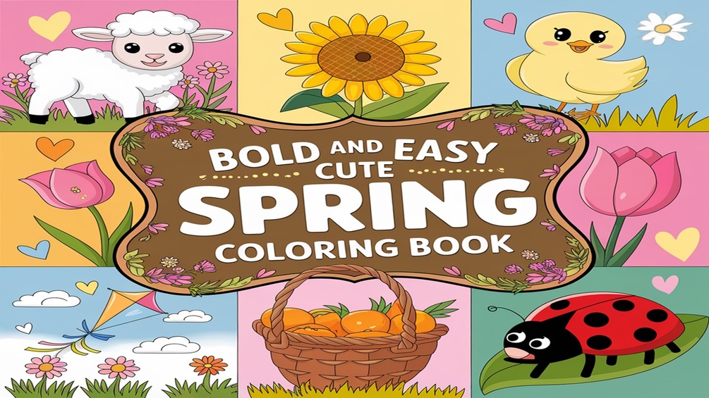 Bright and Effortless Adorable Spring Coloring Pages