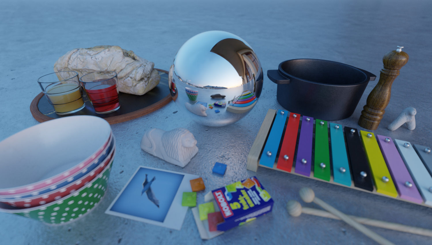 HDRI – High-rise Balcony (Summer; Evening Twilight) 1-16K