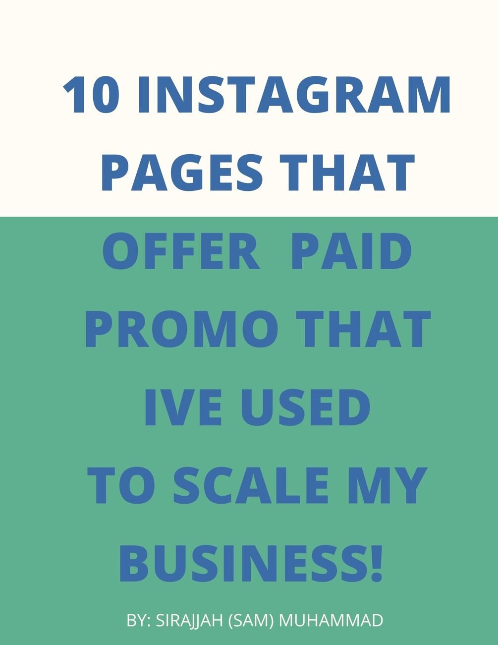 50% OFF ️: 10 IG PAGES TO DO PROMO ON TO SCALE YOUR BUSINESS