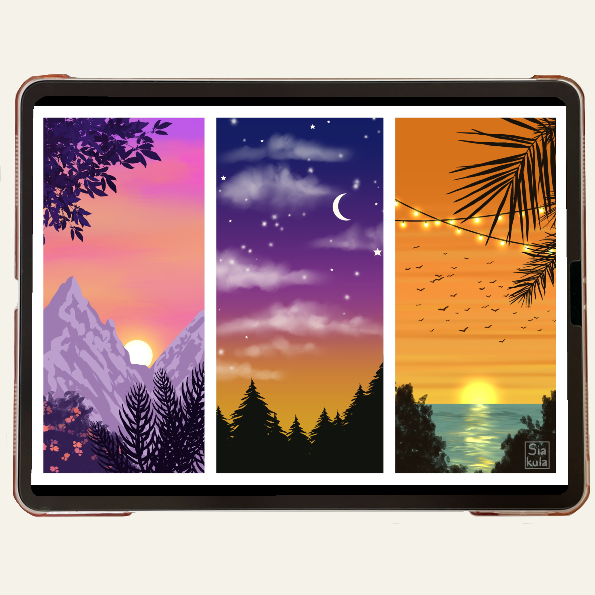 New Procreate tutorials 🎉 3 Aesthetic Drawing Ideas & Rose illustration ...