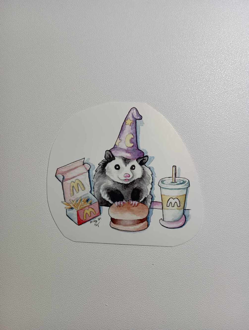 Possum Wizard Sticker